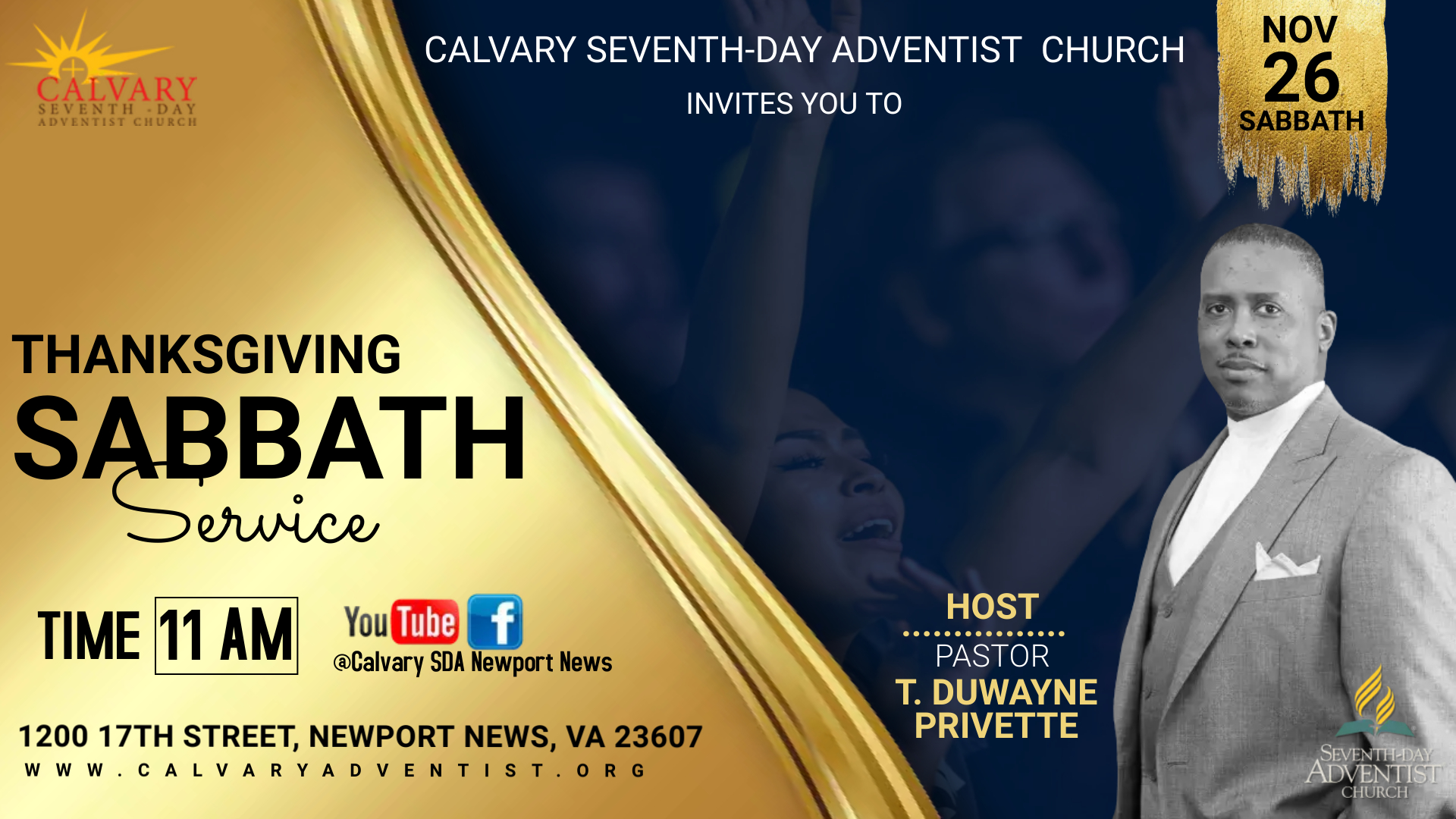 Calvary Seventh Day Adventist Church | One Focus